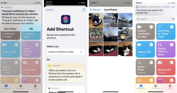 Come trasformare un video in una foto live 2025